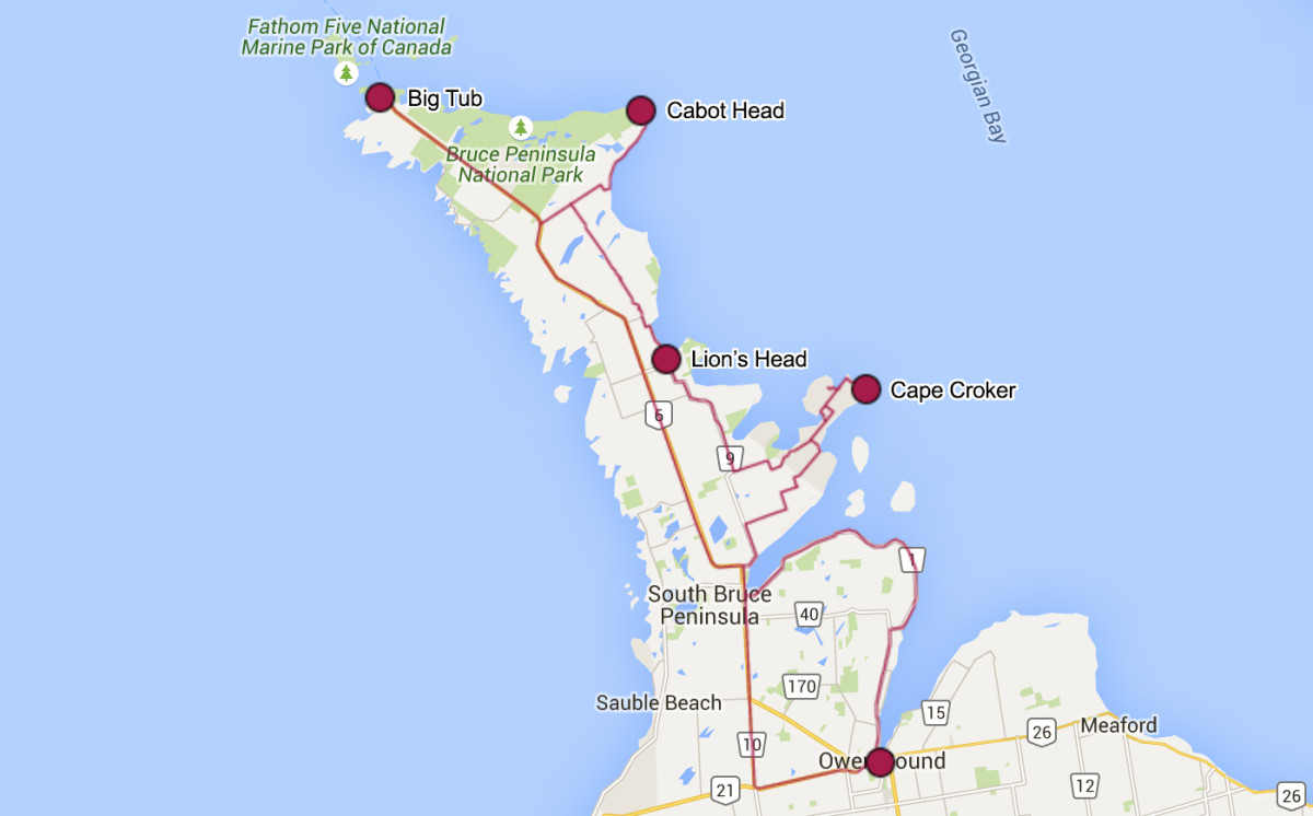 27_RouteMap » I've Been Bit! Travel Blog